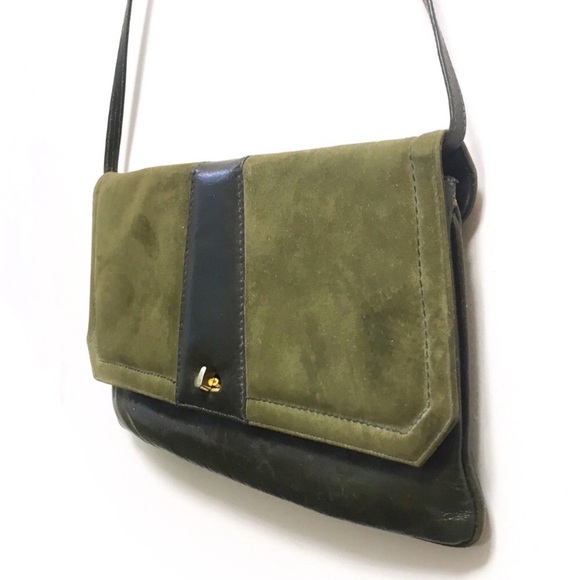 Bags | Vintage Olive Green Coret Purse 197s | Poshmark